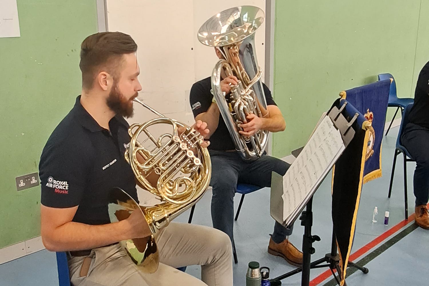 RAF Band Entertain Year 7 - Great Marlow School
